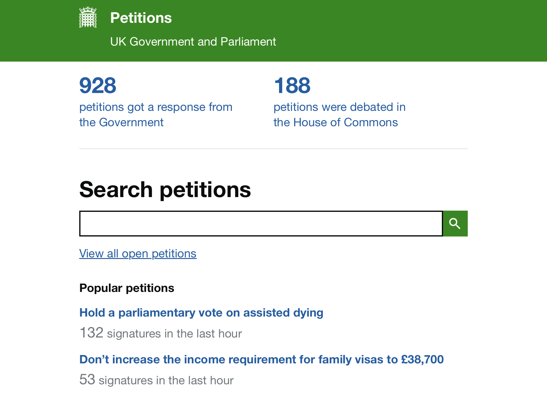 Joe Lanman - Petition Parliament
